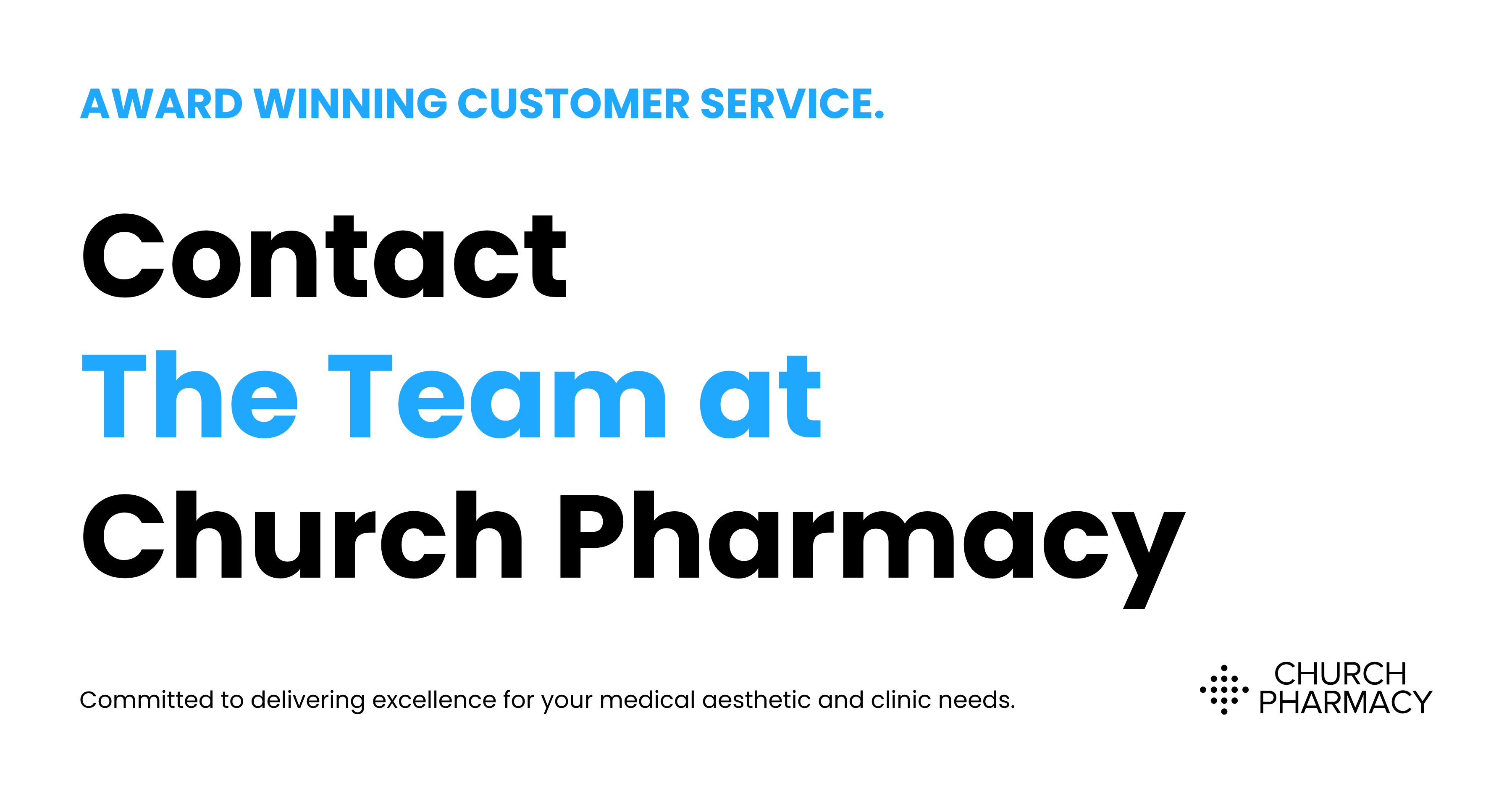 Contact Church Pharmacy | Award-Winning UK Customer Support